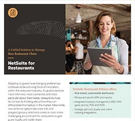 NetSuite ERP for Restaurants & Hospitality | Protelo, Inc.