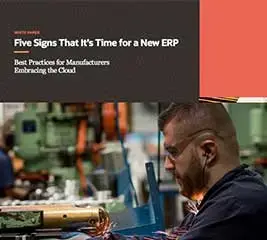 What are the Five Signs That It’s Time for a New ERP
