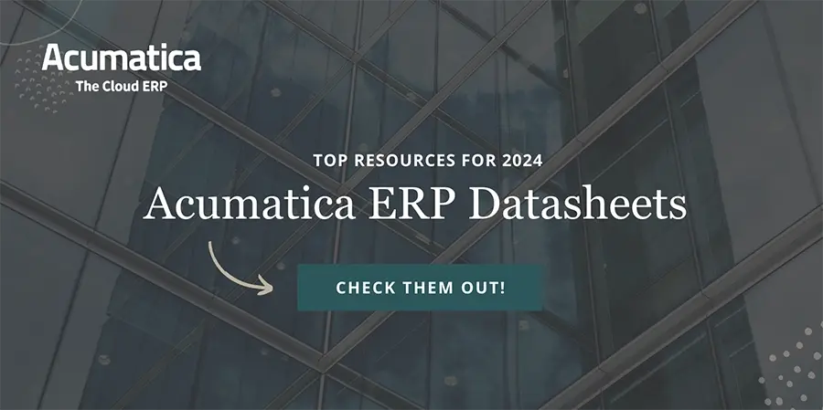 Acumatica Datasheets - Acumatica Partner and Reseller