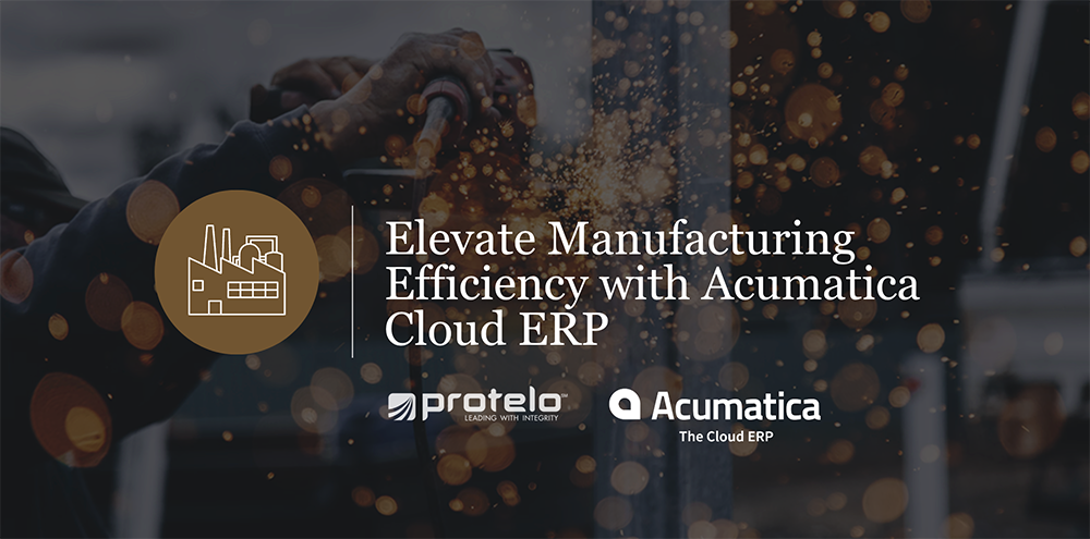 Elevate Manufacturing Efficiency with Acumatica ERP