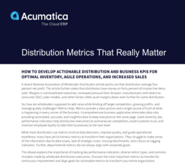 Distribution Metrics That Really Matter